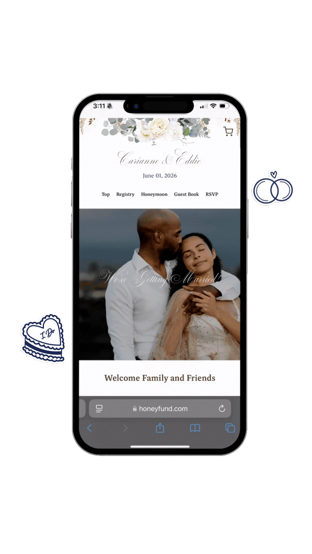 Wedding Registry with Honeyfund